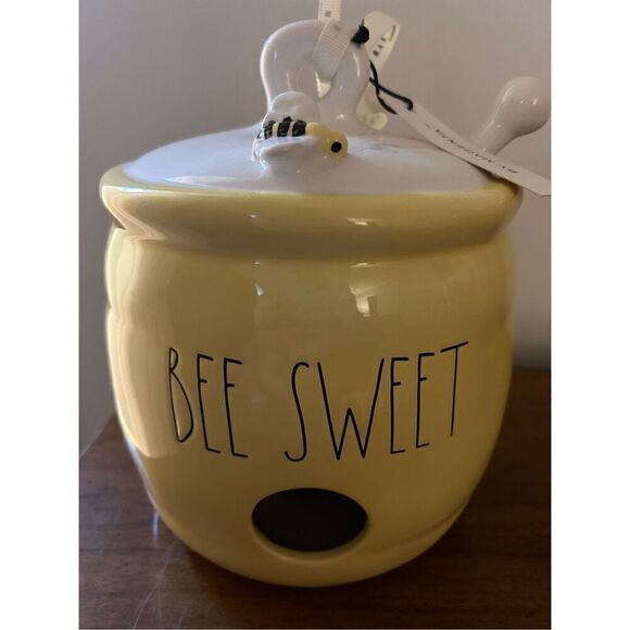 Rae Dunn | Accents | Rae Dunn Bee Sweet Yellow Honey Pot 8birdhouse ...